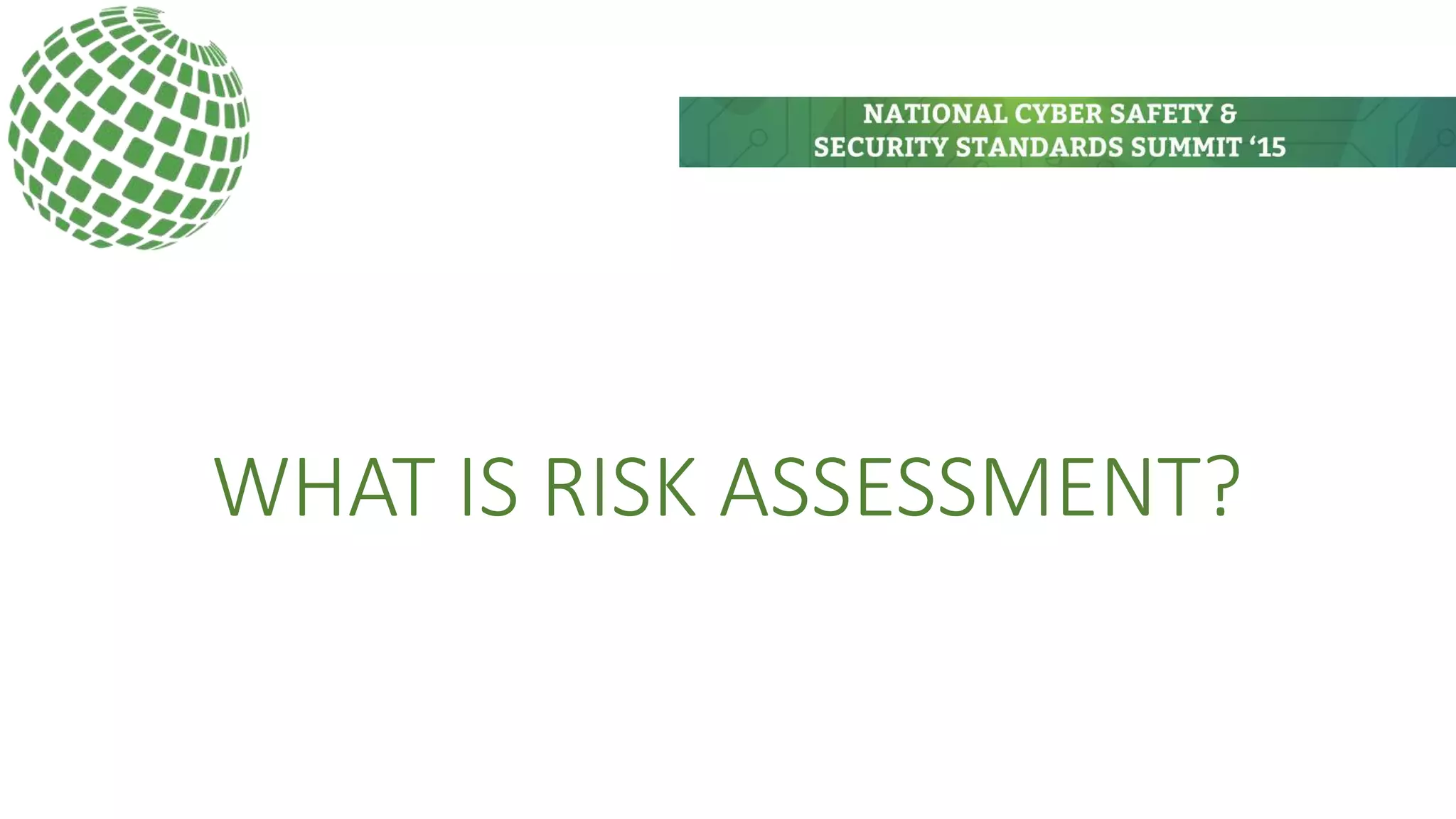 How to Do a Formal Risk Assessment | PPT