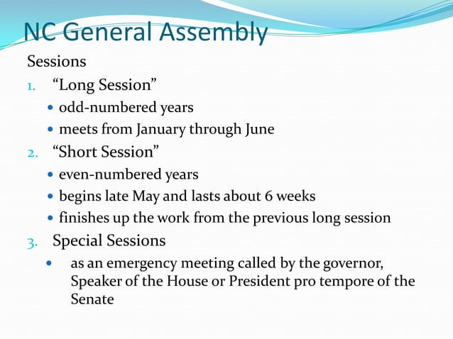 North Carolina State Legislature | PPT