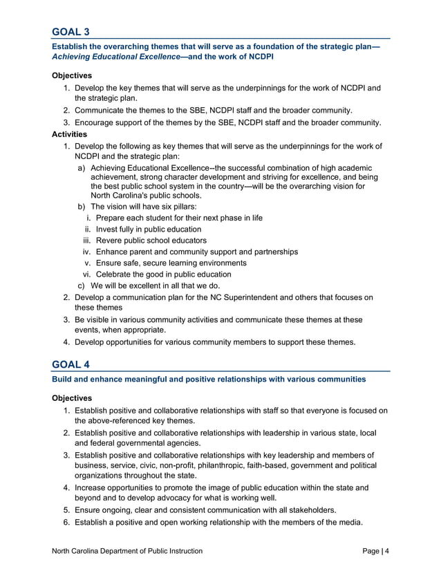Entry plan for State Superintendent Mo Green | PDF