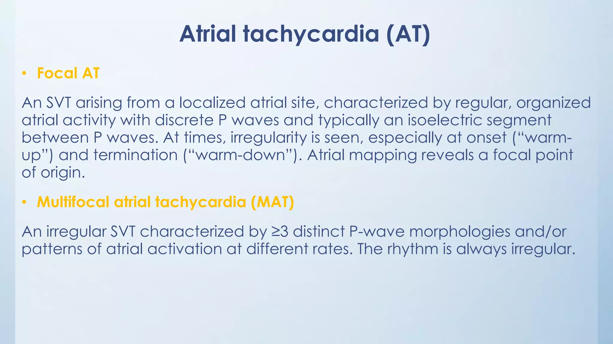 Narrow Complex Tachycardia | PDF