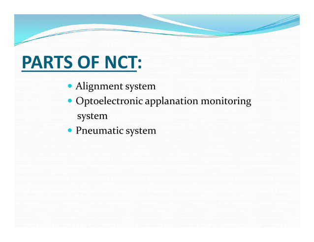 Non Contact Tonometer (NCT) by Atikur Rahman | PPT