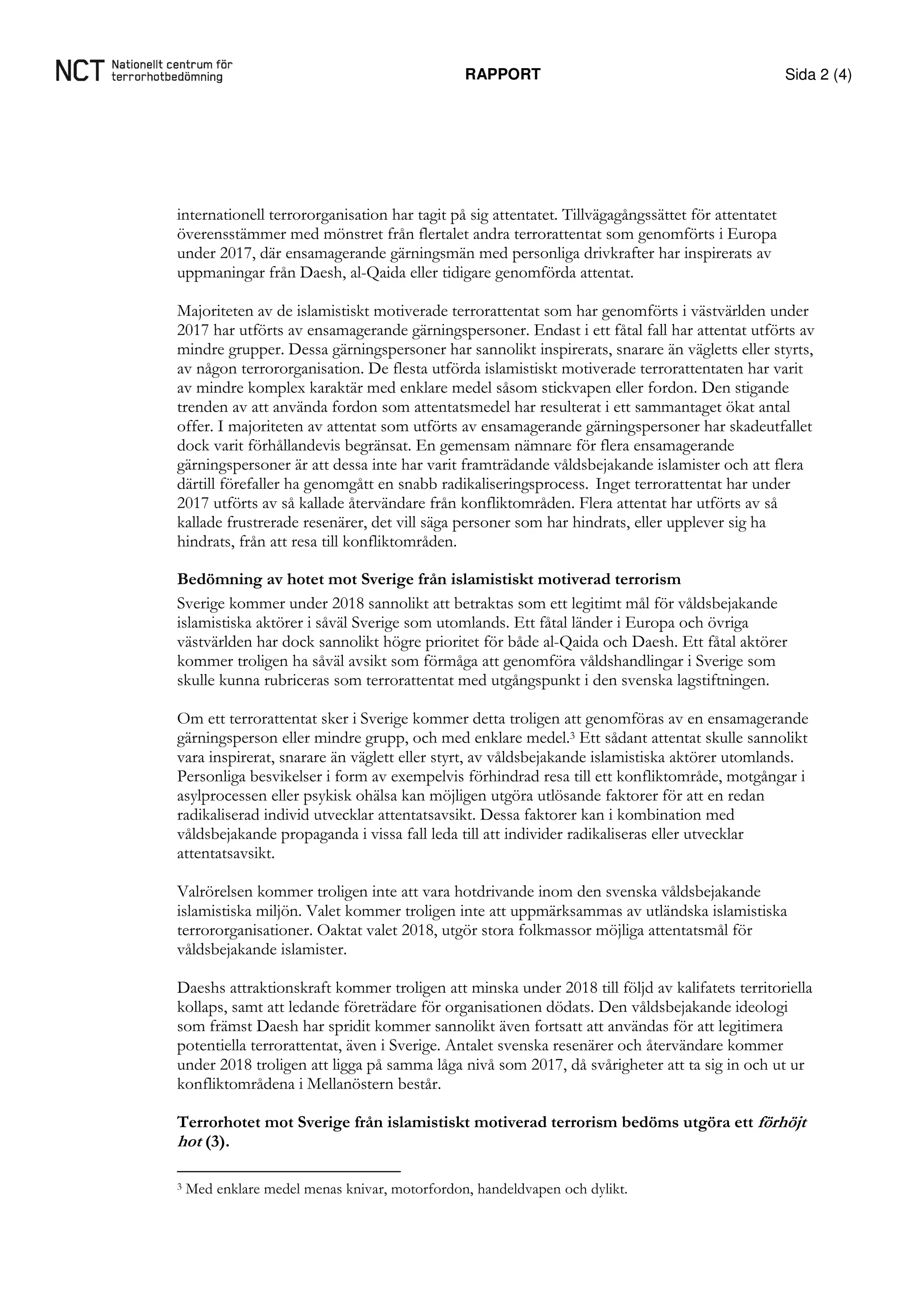 Nct helarsbedomning-2018 | PDF