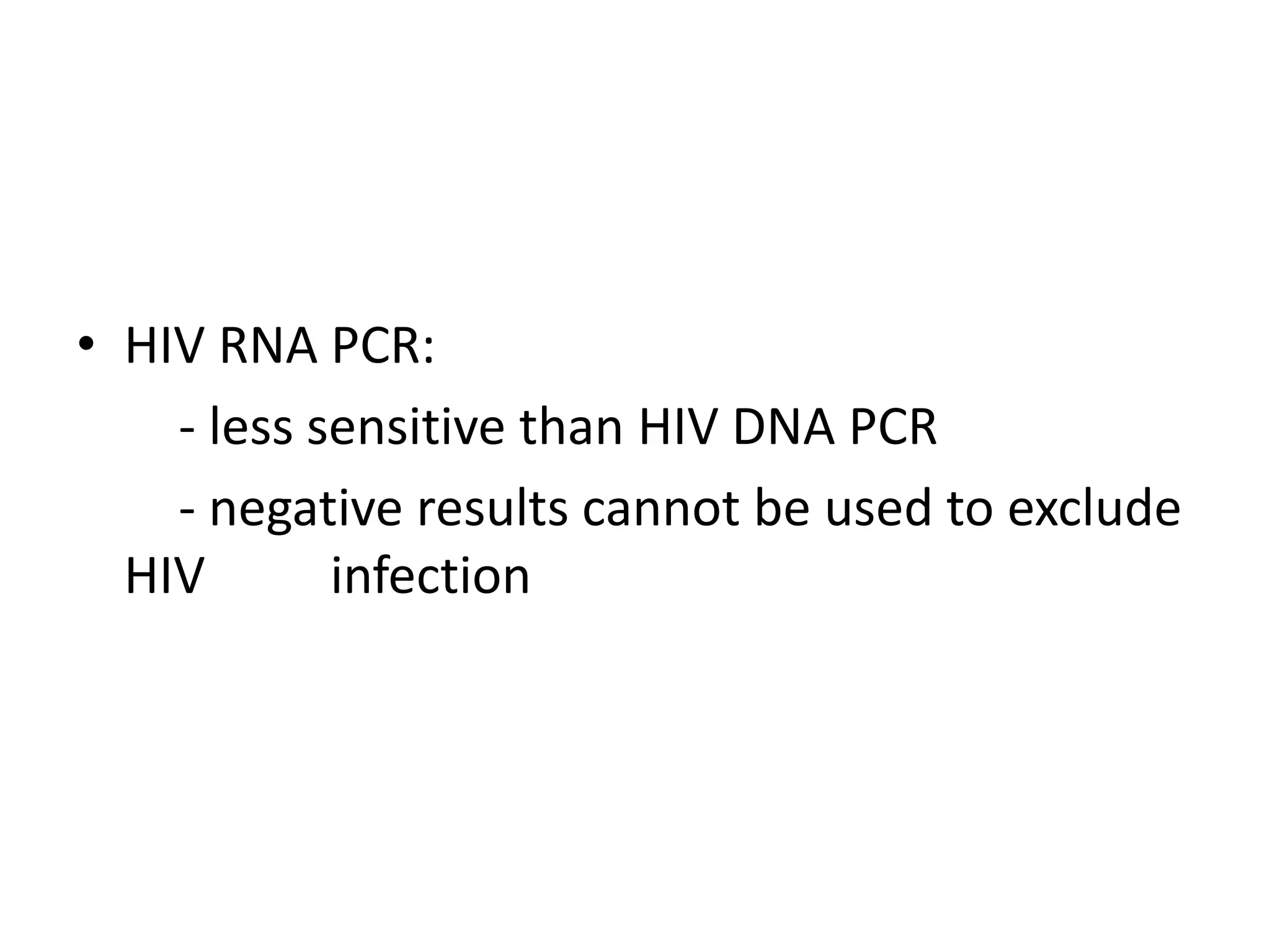 Diagnosis of hiv in neonates | PPTX