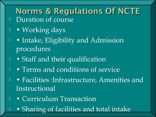 ROLE OF NCTE IN TEACHER EDUCATION | PPT