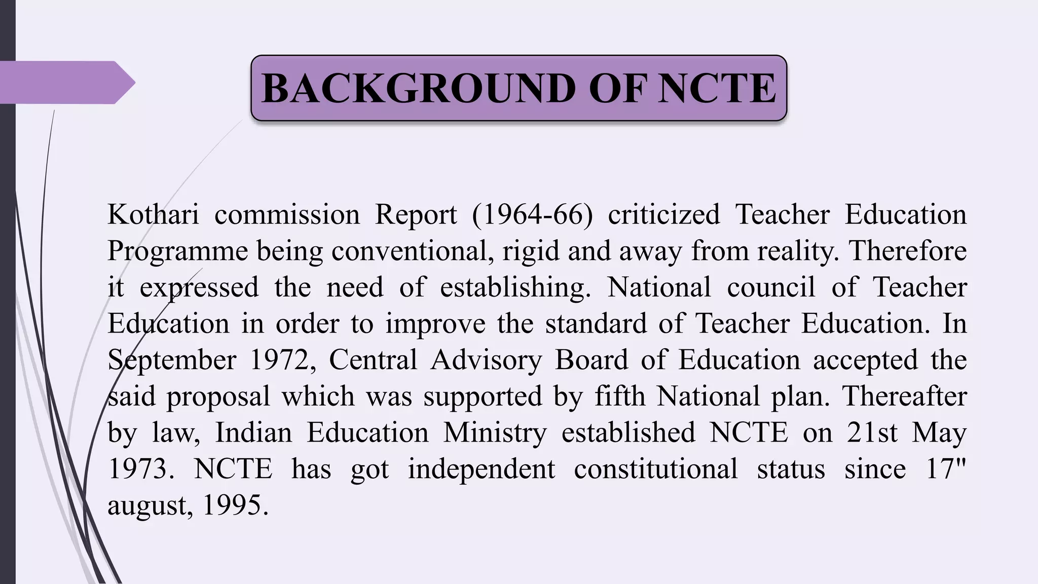 National council for teacher education | PPTX