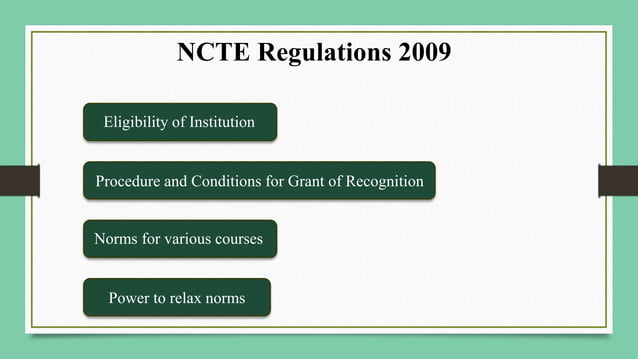 National council for teacher education | PPTX