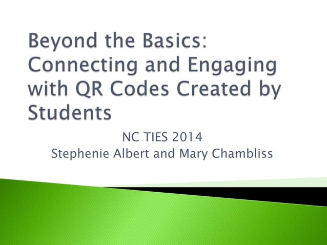 Using QR Codes | PPT