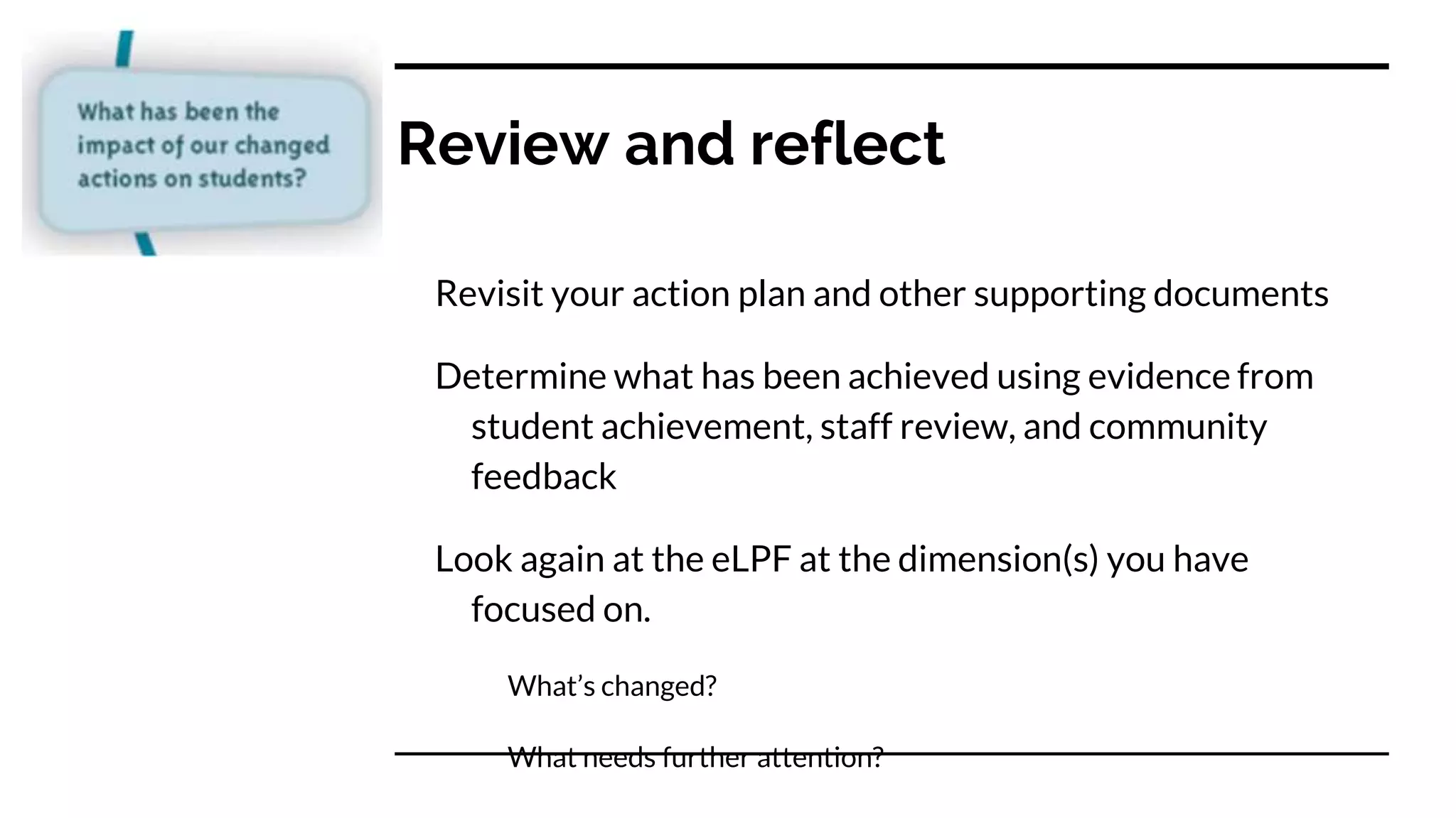e-Learning Planning Framework review process | PPTX