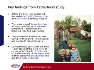 Becoming a father: Men's expectations and practice of first-time ...