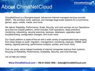 ChinaNetCloud Training - HAProxy Intro | PPT