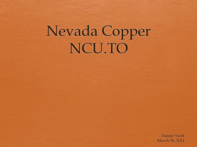 Long Nevada Copper | PPT