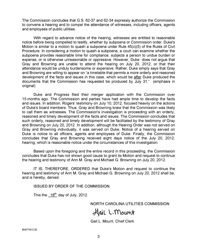 Ncuc orders duke and directors to appear | PDF