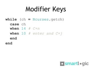 ncurses in your hobostove | PPT