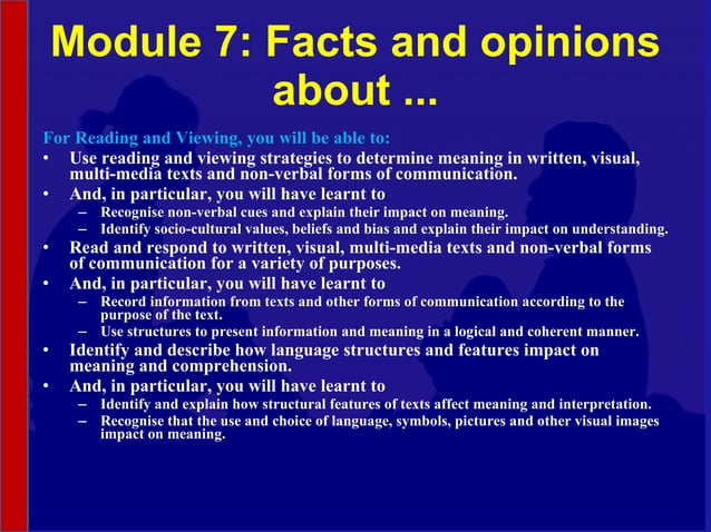 NCV 2 Language Hands-On Support Slide Show - Module 7 | PPT | Illegal Drugs, Tobacco ...