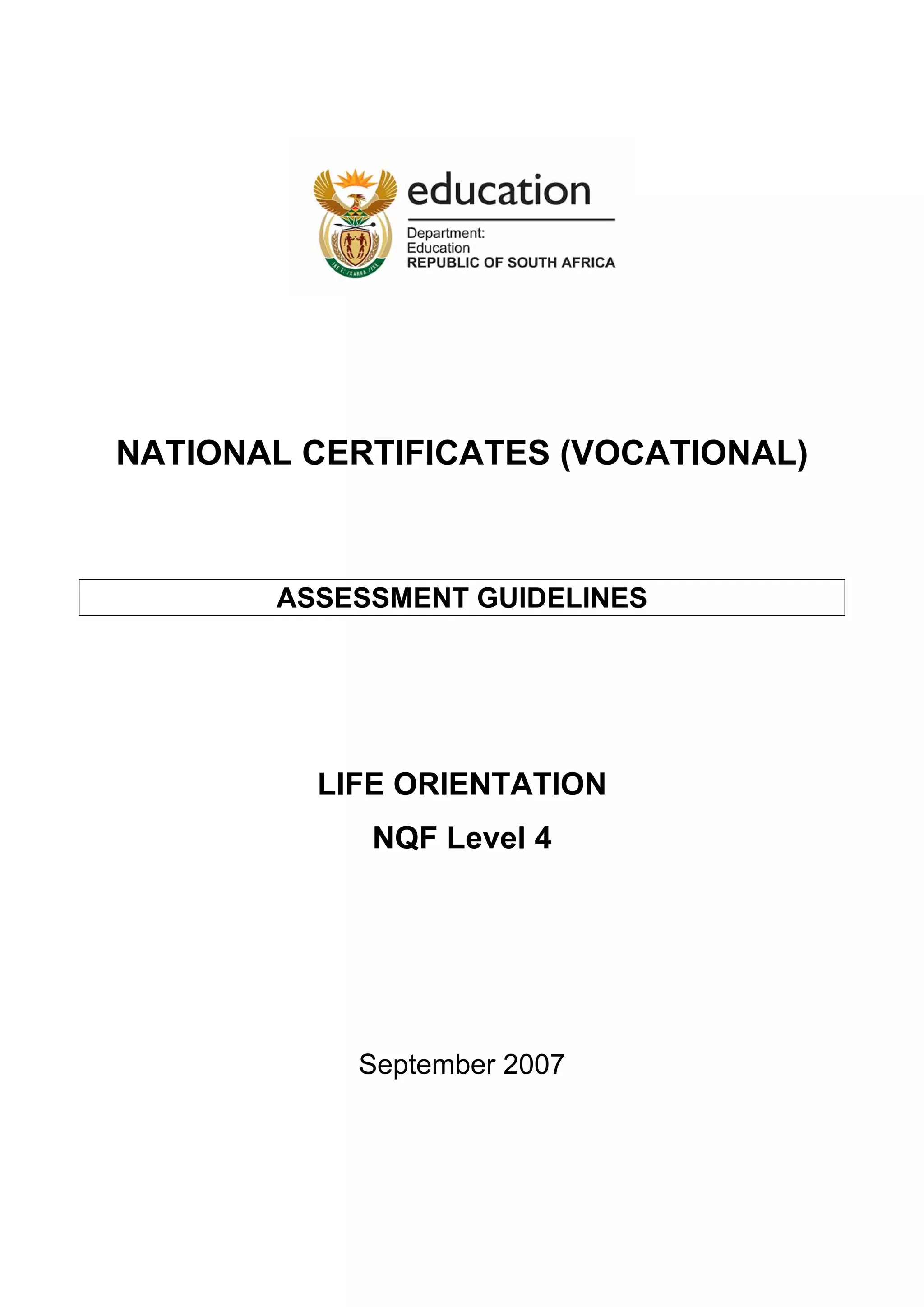 Ncv 4 Lo Ass Guide | PDF