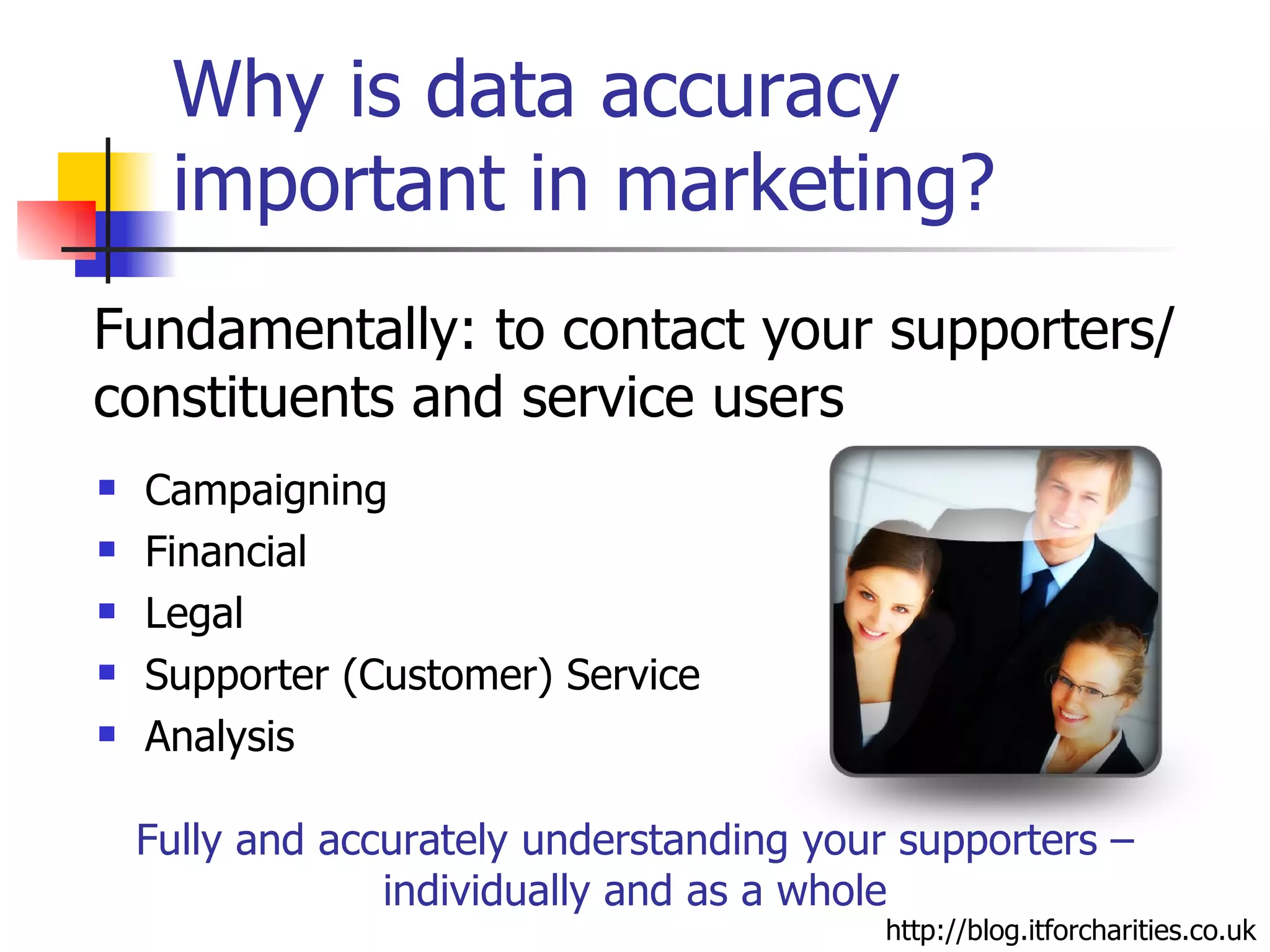The Importance of Data Accuracy for Marketing | PPT