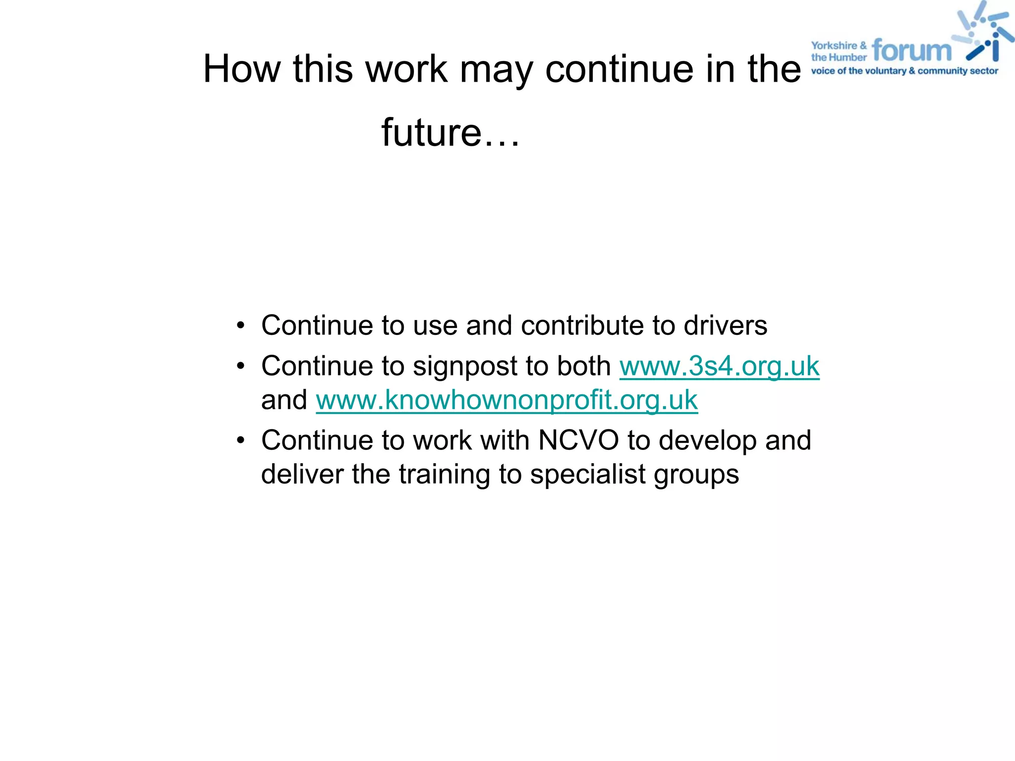 Ncvo october 7 yrhf presentation | PPT