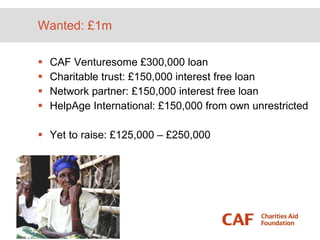 Casey Lord, CAF Venturesome & Julie Roberts, HelpAge International | PPT