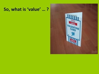 Measuring Social Value | PPT