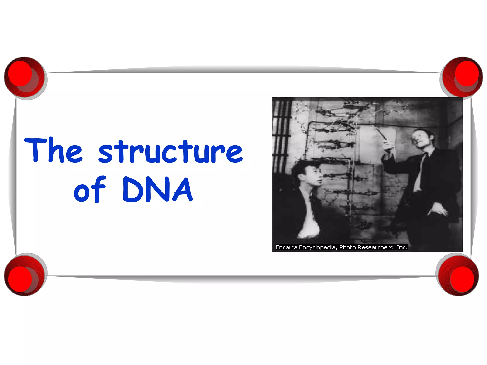 Ncvps bcr dna structure 1 | PPT