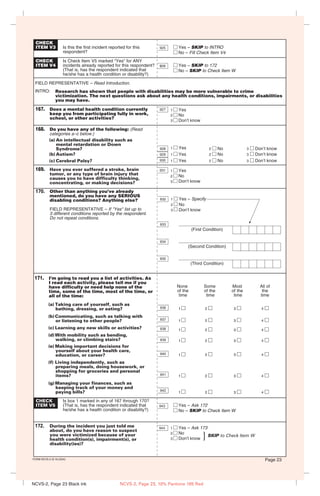 Ncvs Incident Report Questionnaire | PDF