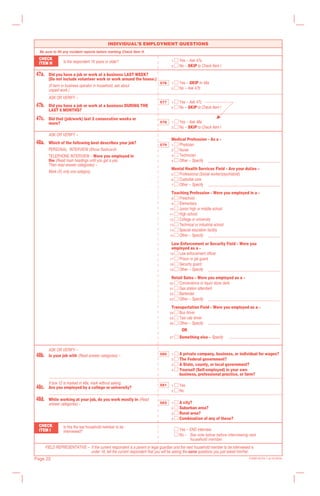 Ncvs Questionnaire | PDF