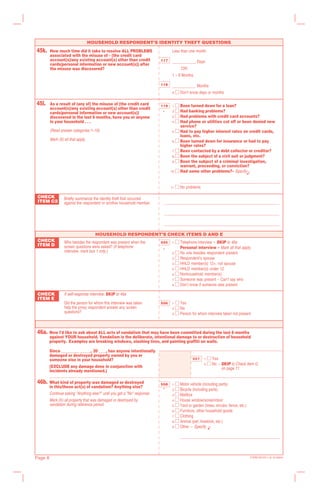 Ncvs Questionnaire | PDF | Real Estate Renting and Leasing | Real Estate