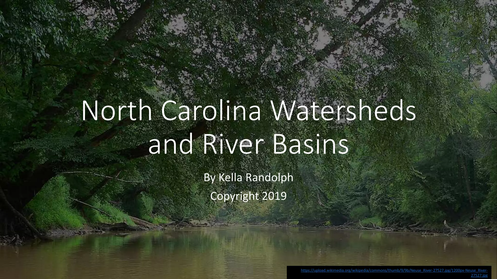North Carolina watersheds and river basins | PPTX