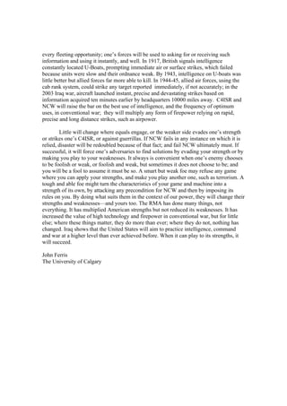 Ncw, c4 isr, io and rma paper | PDF