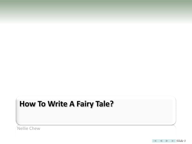 How to Write a Fairy Tale? | PDF | Fantasy | Genres