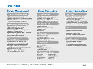 Why Work at ChinaNetCloud | PPT