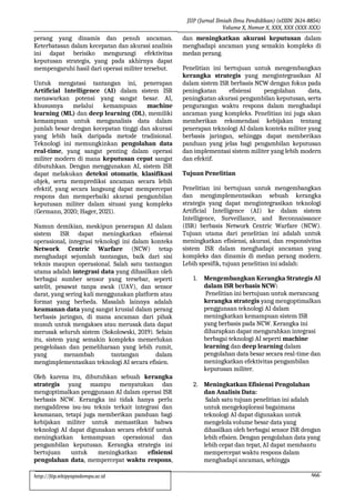 Strategic Framework For AI-Augmented ISR In NCW | DOCX