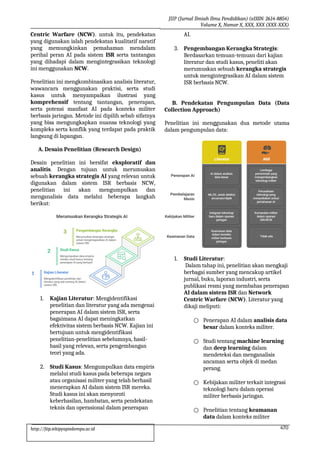 Strategic Framework For AI-Augmented ISR In NCW | DOCX