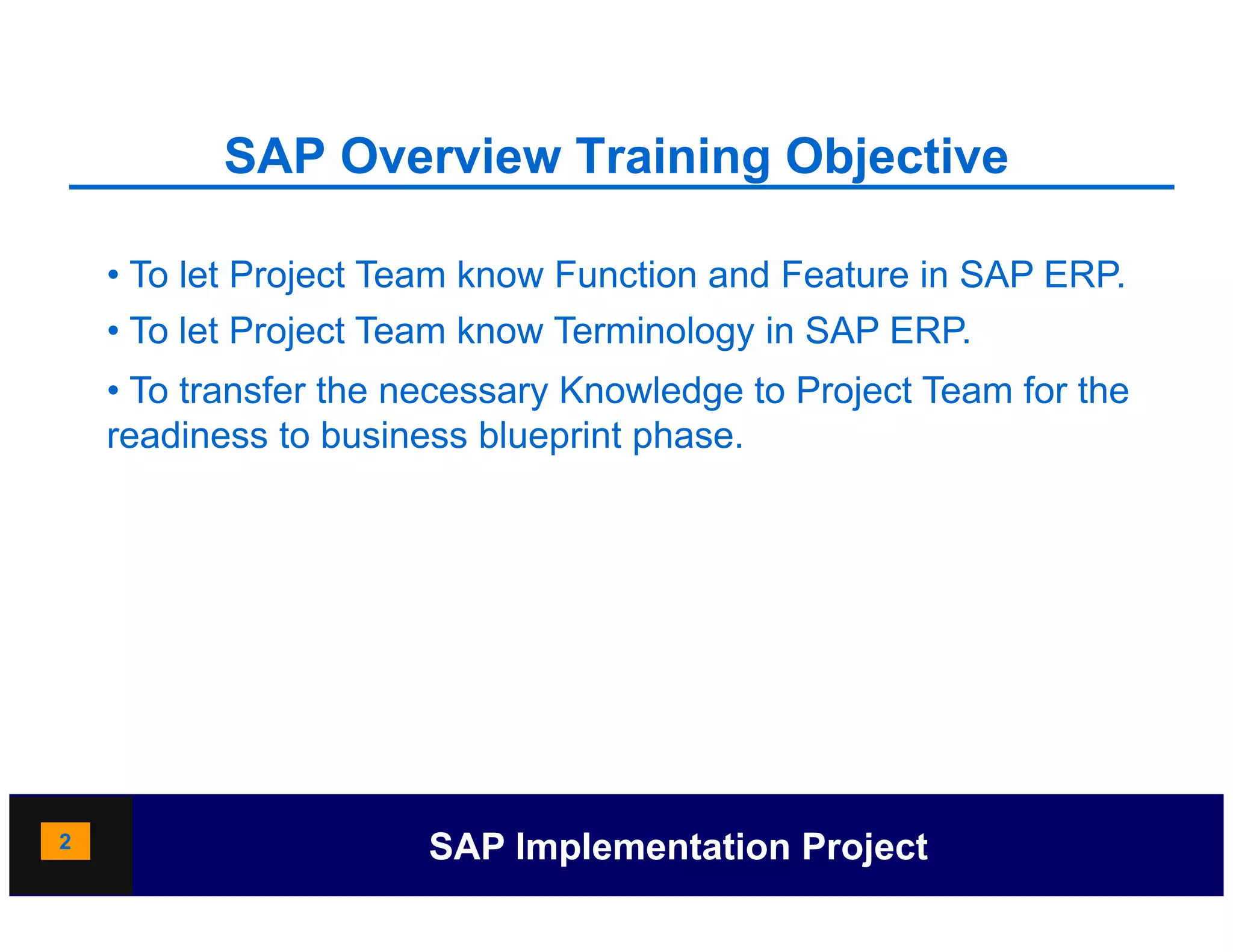 Sap Overview pdf | PDF