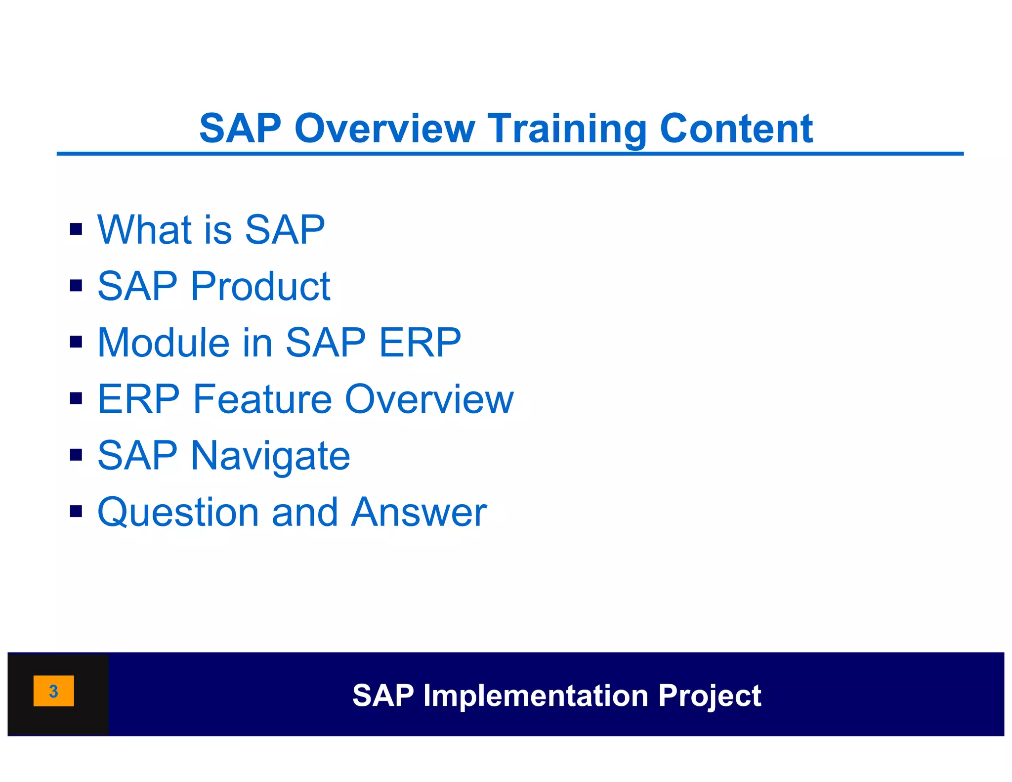 Sap Overview pdf | PDF