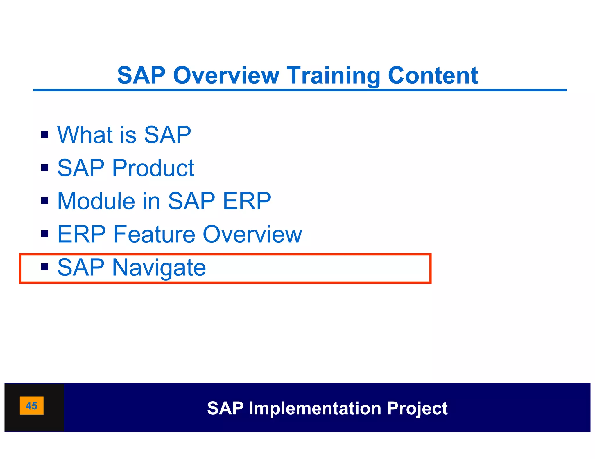 Sap Overview pdf | PDF