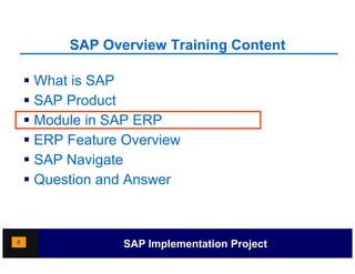 Sap Overview pdf | PPT