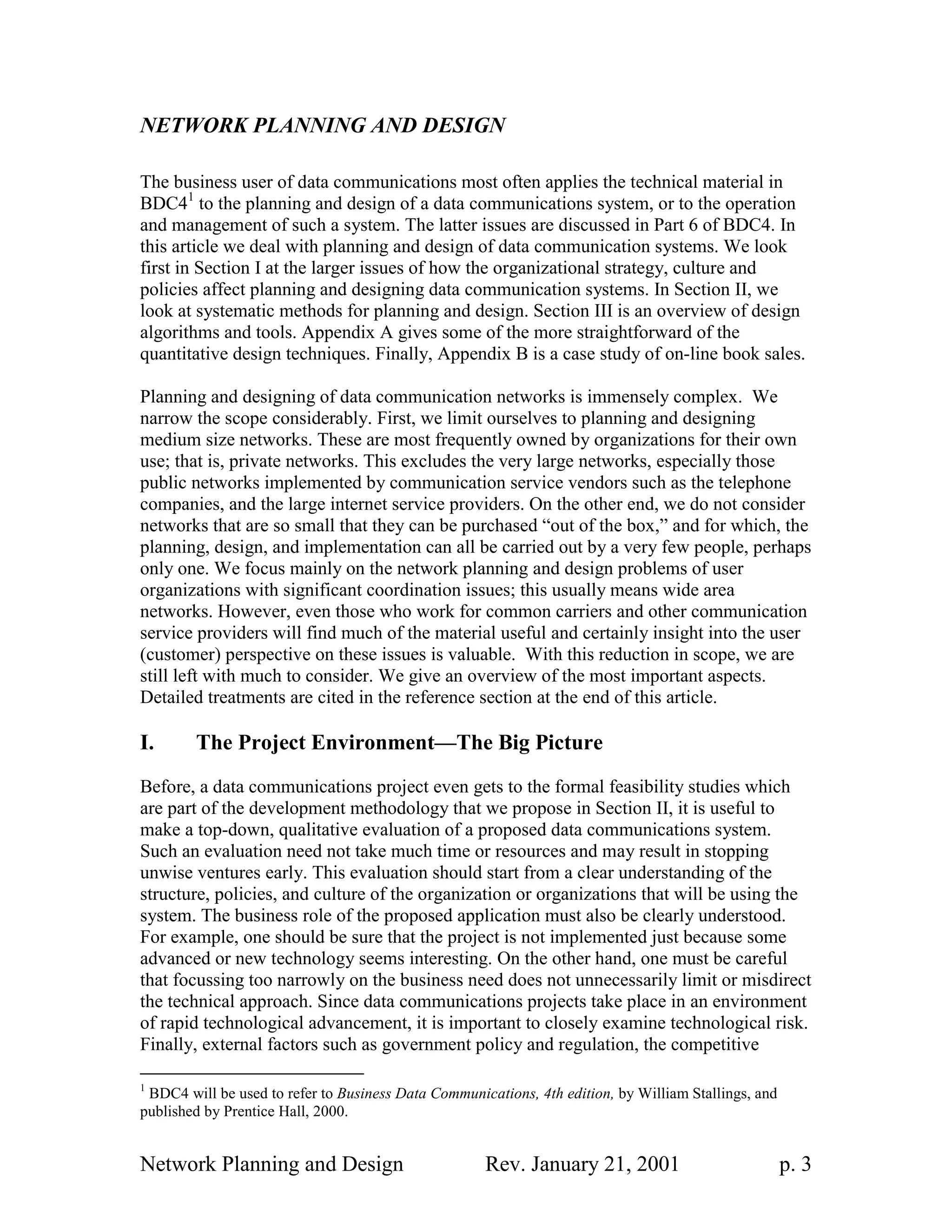 NETWORK PLANNING AND DESIGN, | PDF