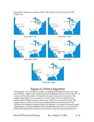 NETWORK PLANNING AND DESIGN, | PDF