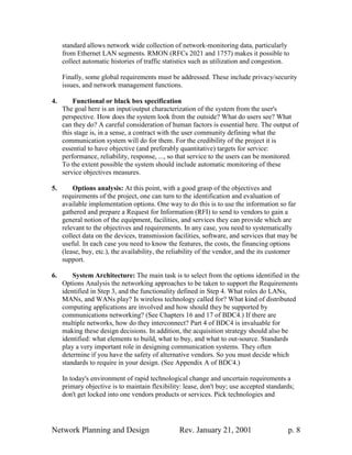 NETWORK PLANNING AND DESIGN, | PDF