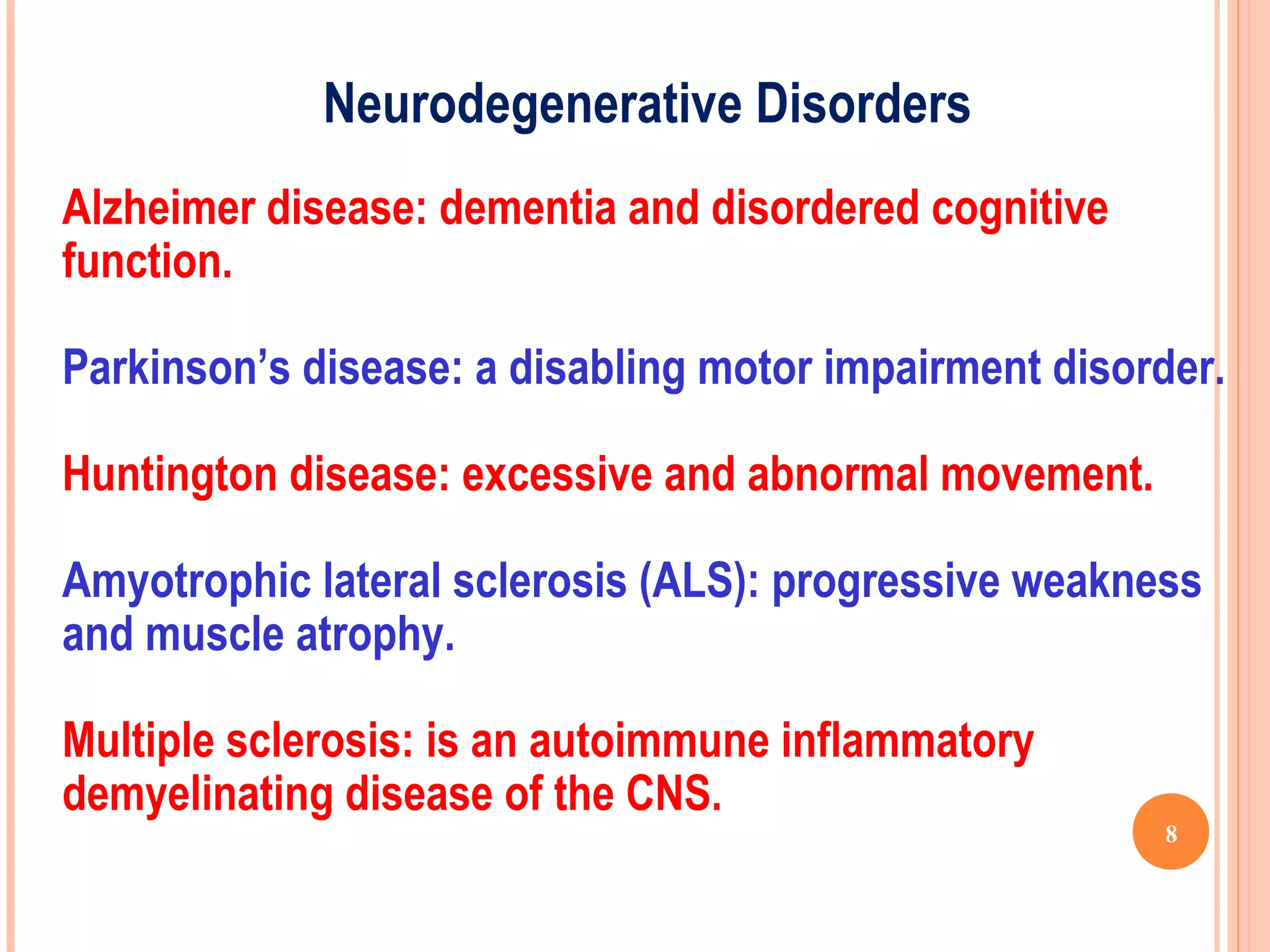 NEURODEGENERATIVE DISEASES | PPT