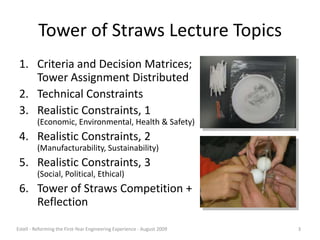Estell - Tower Of Straws | PPTX