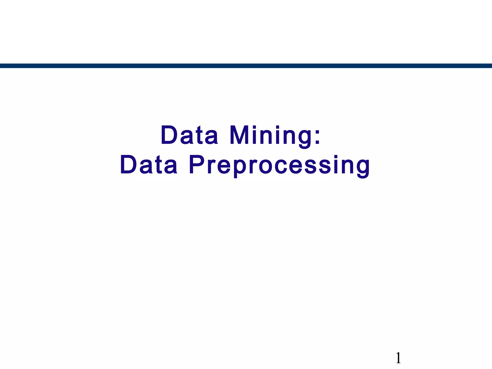 Data preprocessing | PPT