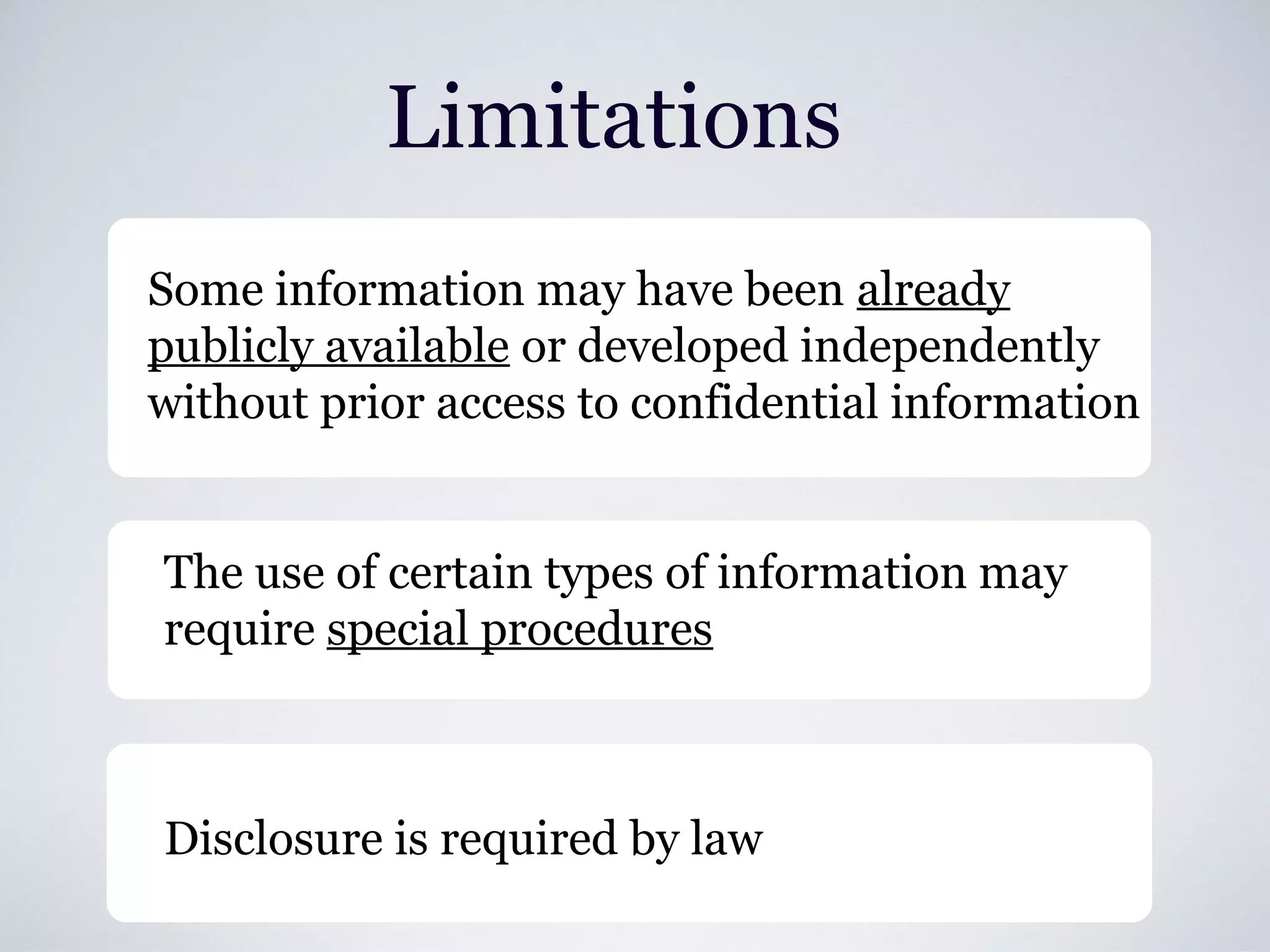 Non-Disclosure Agreement: key points | PPT