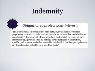 Non-Disclosure Agreement: key points | PPT