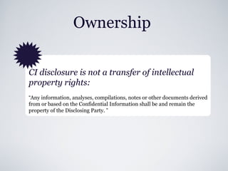 Non-Disclosure Agreement: key points | PPT
