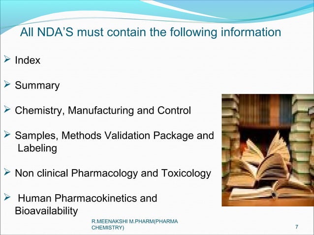 Nda | PPT | Pharmaceutical Industry | Industries