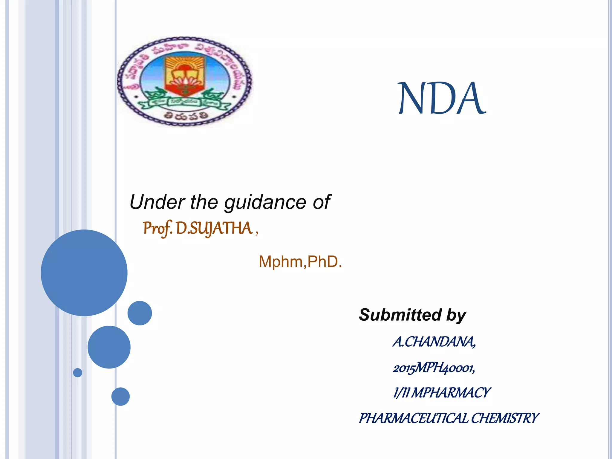 NDA Submission Guide | PPT