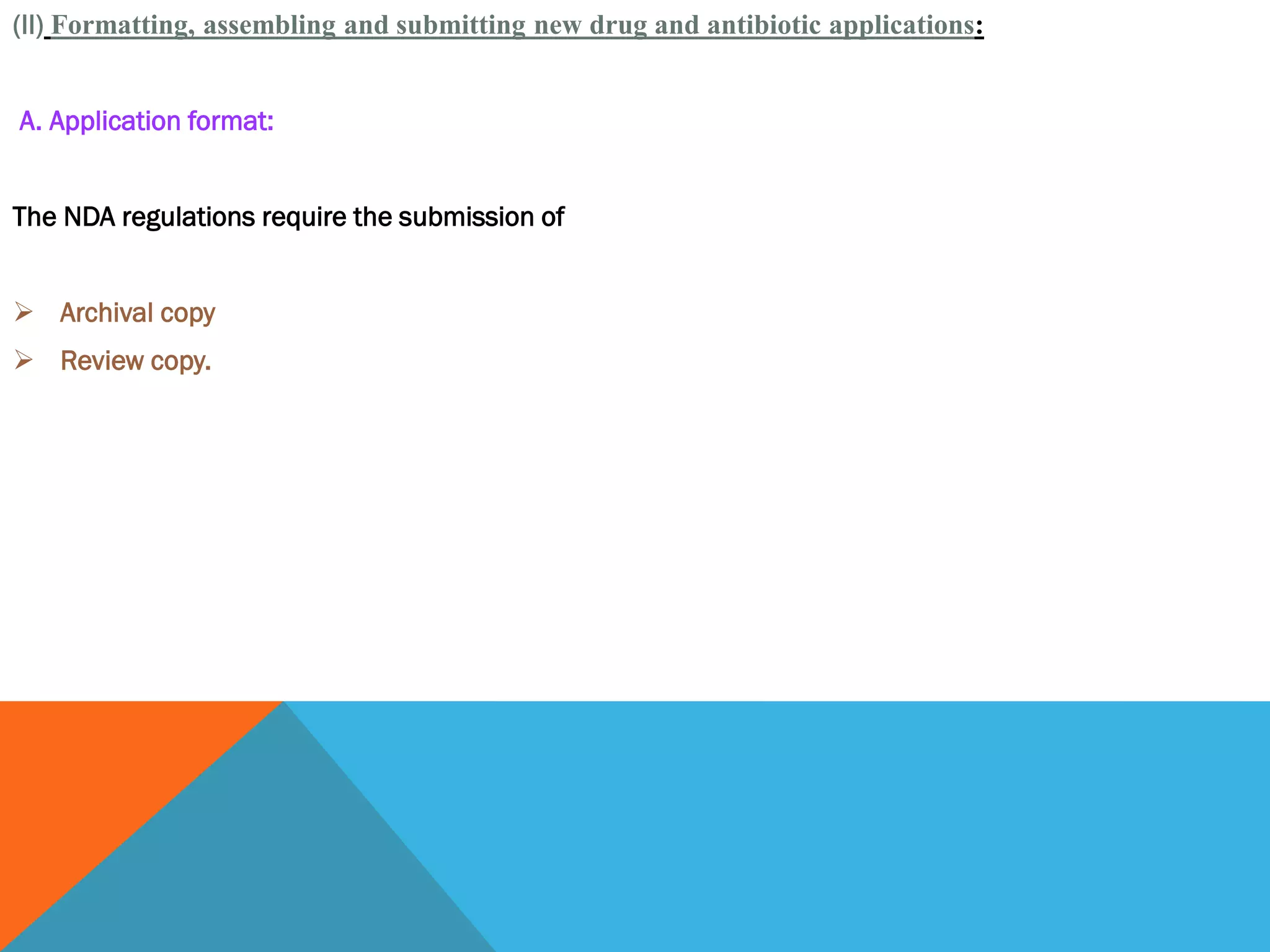 NEW DRUG APPLICATION ( NDA) | PDF