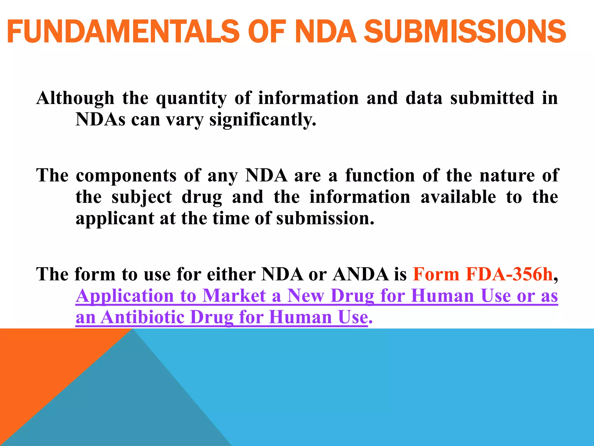 NEW DRUG APPLICATION ( NDA) | PDF